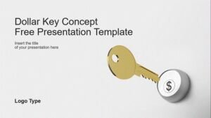 Download [Free] Dollar Key Finance Presentation Template