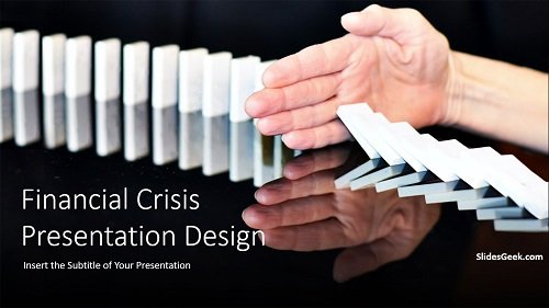 Financial Crisis Free Finance Presentation Template