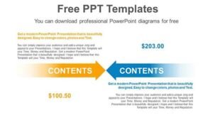 Opposing Arrows | Free PowerPoint & Google Slides Templates