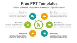 Six Radial Circles | Free PowerPoint & Google Slides Templates
