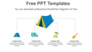 Camping Travel Tent | Free PowerPoint & Google Slides Templates