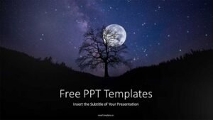 Night Sky View | Free PowerPoint & Google Slides Templates