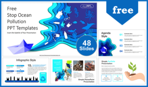 Ocean Plastic Pollution Campaign | Free PowerPoint & Google Slides ...