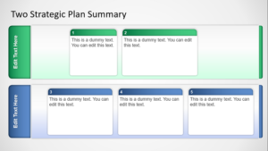 [Free] 2 Strategic Plan Summary Presentation Template