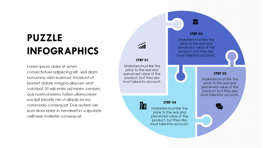 Download Puzzle Infographics Design for Presentations